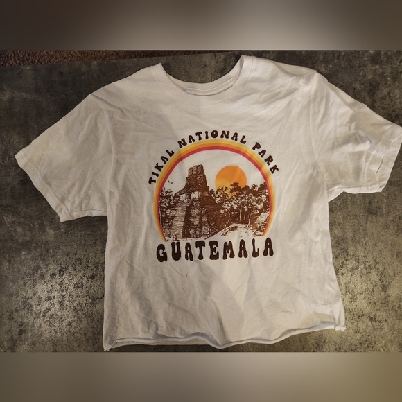 Miken | Tops | Miken Flow Tikal National Park Guatemala Cropped Tee ...